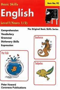 English Level 1- Years 1-2 – Homeschooling Supplies (Aus)