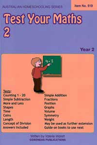 Test Your Maths 2 – Homeschooling Supplies (Aus)