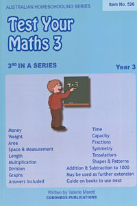 Test Your Maths 3 – Homeschooling Supplies (Aus)