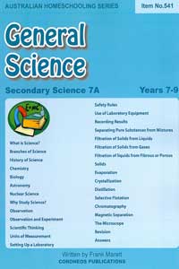 Science for Secondary Students 7A - General Science – Homeschooling ...