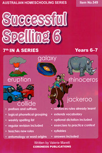 Successful Spelling 6 – Homeschooling Supplies (Aus)