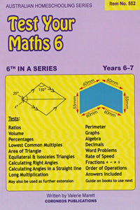 Test Your Maths 6 – Homeschooling Supplies (Aus)