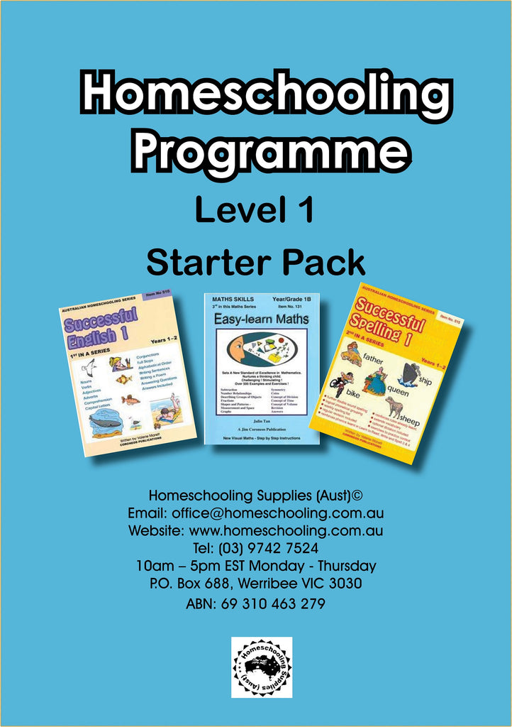 Homeschooling grade 1 starter pack – Homeschooling Supplies (Aus)